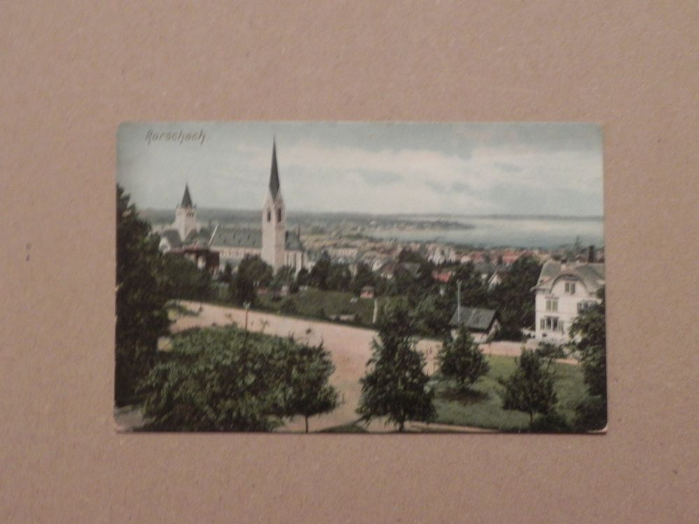 Ansichtskarte Karte Rorschach SG um 1910 Stadtteil (Gebraucht) in Siebnen für CHF 12 – mit ...