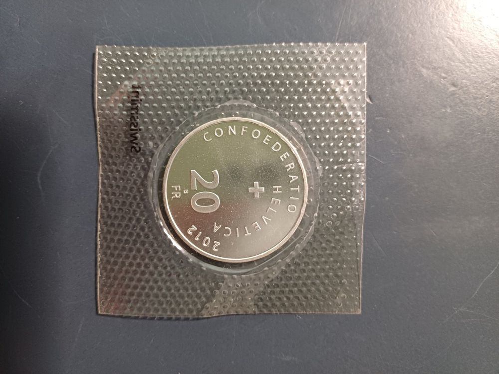 Silbermünze Globi 20 Fr Original verschweisst (Neu und originalverpackt ...