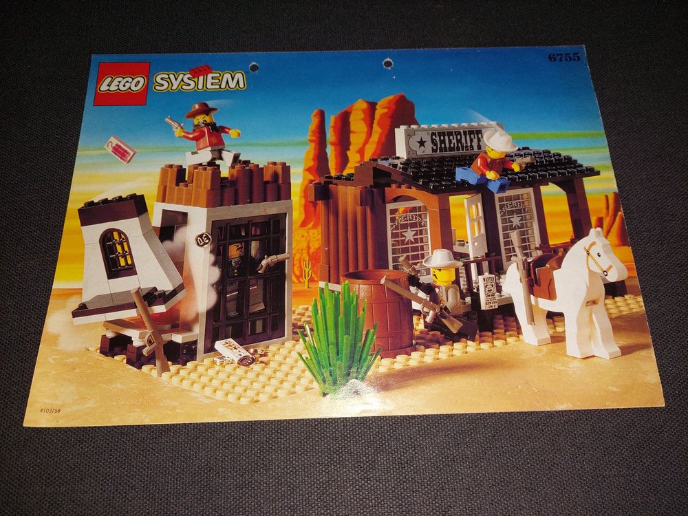 Lego Nr. 6755 Western Sheriff`s Lockup (NUR BAUANLEITUNG) (Gebraucht ...