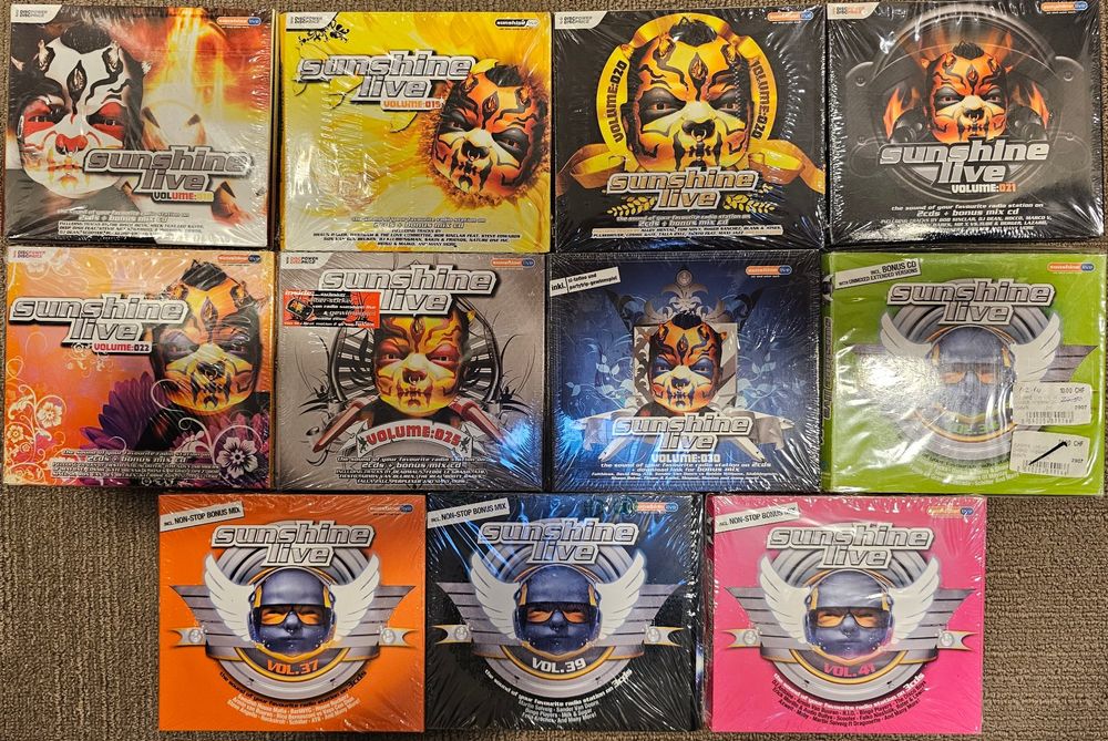 11x Sunshine Live CDs. Sammlung. ORIGINALVERPACKT! (Gebraucht) in ...