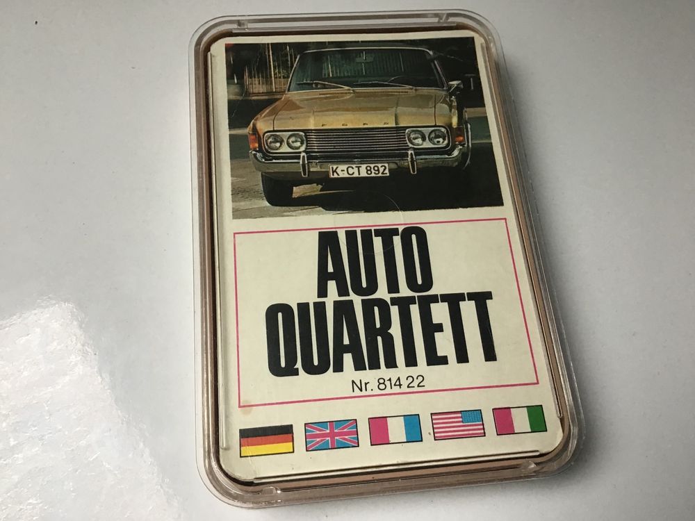 Quartett/Kartenspiel "AUTO QUARTETT" 70er Jahre Top (Gebraucht) in ...