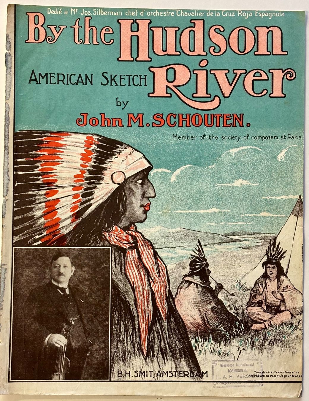 Musiknoten Cover Hudson River, Indianer, USA, um 1910 (Gebraucht) in ...