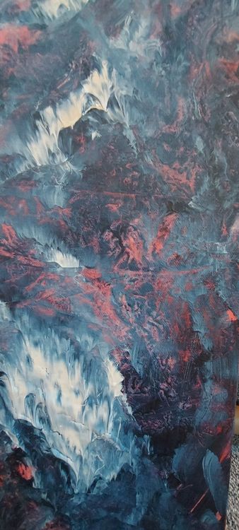 Gemälde "Abstrakte Formen" von mir selbstgemalt 60×60 | Kaufen auf Ricardo