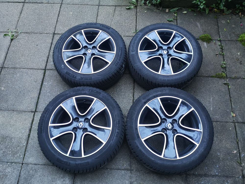 Original Renault Clio Felgen 16'' mit Winterreifen (Gebraucht) in für ...