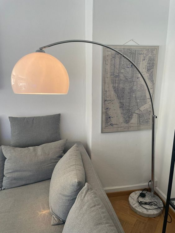 Big Round Standing Lamp | Kaufen auf Ricardo