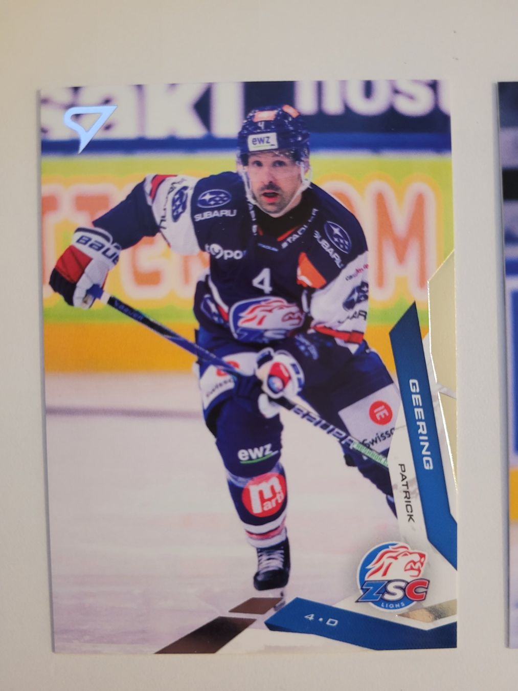 2025/26 ZSC Lions Patrick Geering Base (Gebraucht) in Bauma für CHF 1 ...