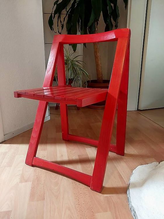 5× Vintage designer klappstuhl von aldo jacober (Gebraucht) in Glarus ...