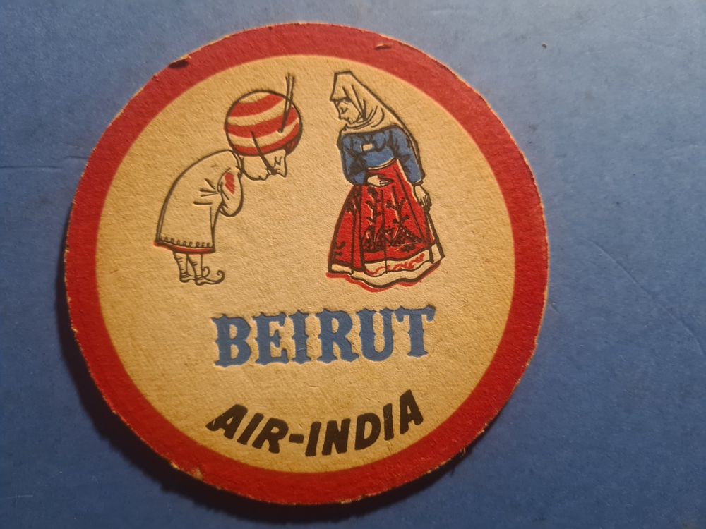 AIR-INDIA BEIRUT SOUS-VERRE VINTAGE COLLECTOR (Gebraucht) in Bellevue ...
