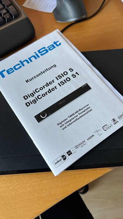 TWIN-HD DigiCorder TechniSat ISIO S1 mit 1TB Festplatte | Kaufen auf ...