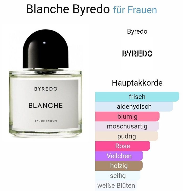 Byredo Blanche 5ml Abfüllung Eau de Parfum unisex (Neu (gemäss Beschreibung)) in Horw für CHF 14 ...