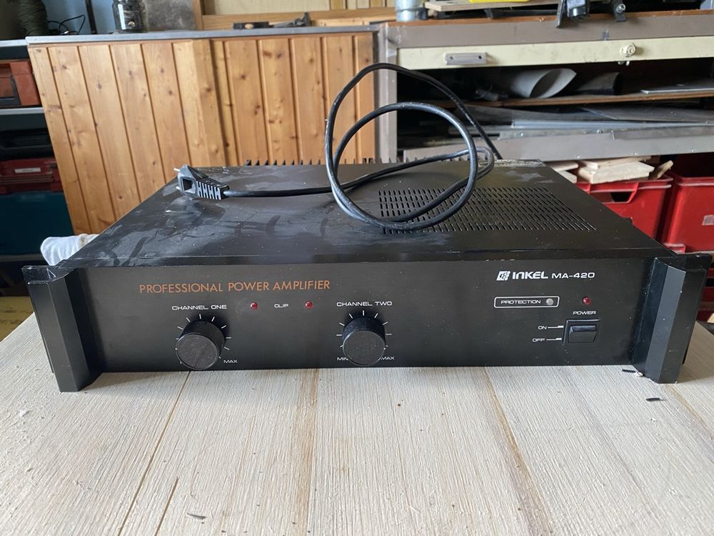 Inkel MA-420 Amplifier Verstärker 19“ 2HE 2x 100W 8Ohm (Gebraucht) in ...