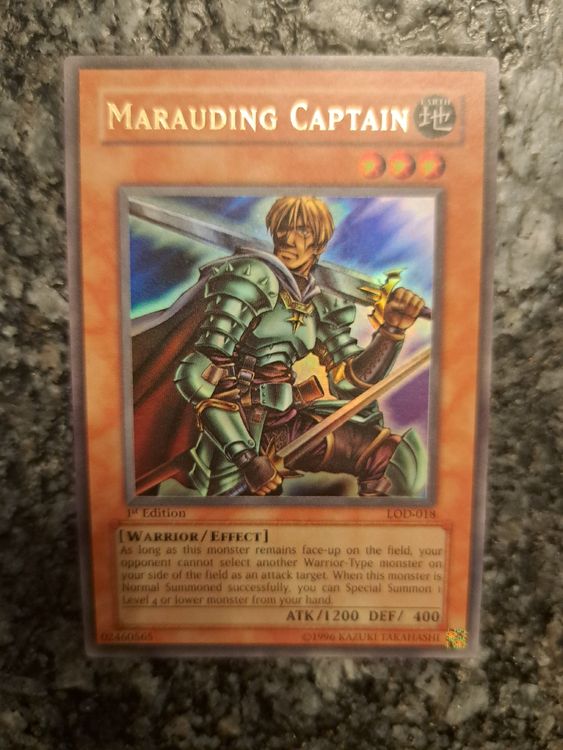 Yu-Gi-Oh! Marauding Captain LOD-018 1.Auflage Ultra rare (Neu (gemäss ...