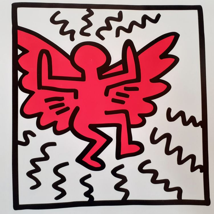 Keith Haring untitled AIDS Memorial Chapel Project 1990 RAR (Gebraucht ...