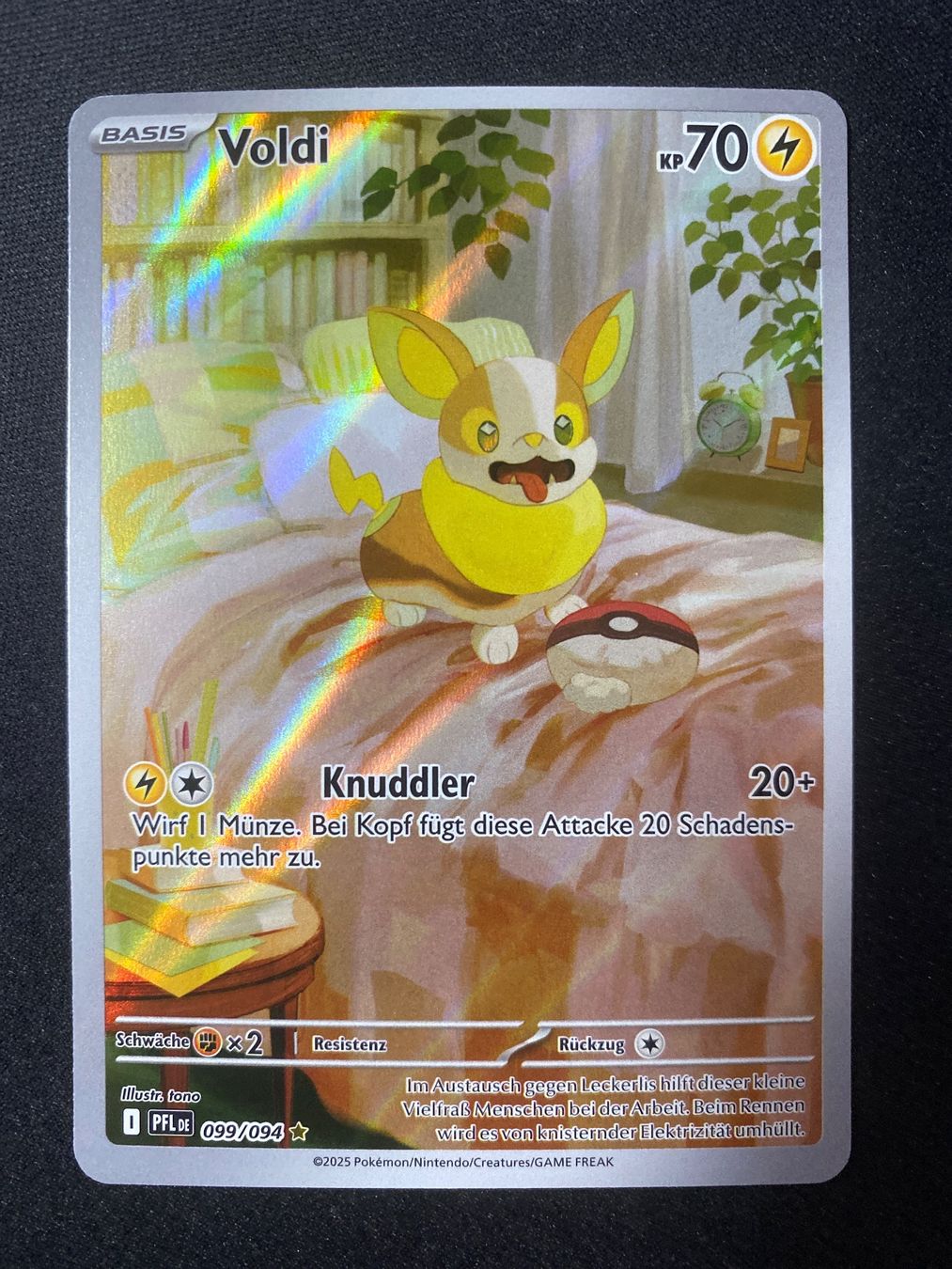 Voldi 99 - Yamper - Illustr. Rare - Phantasmal Flames - DE (Neu (gemäss Beschreibung)) in Hausen ...