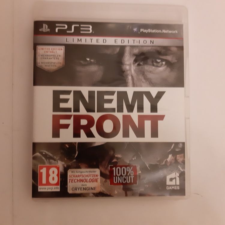 Enemy Front PS3 Limited Edition | Kaufen auf Ricardo