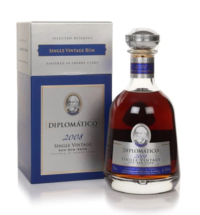Diplomático 2008 Single Vintage Rum 43% 70cl (Neu und originalverpackt ...