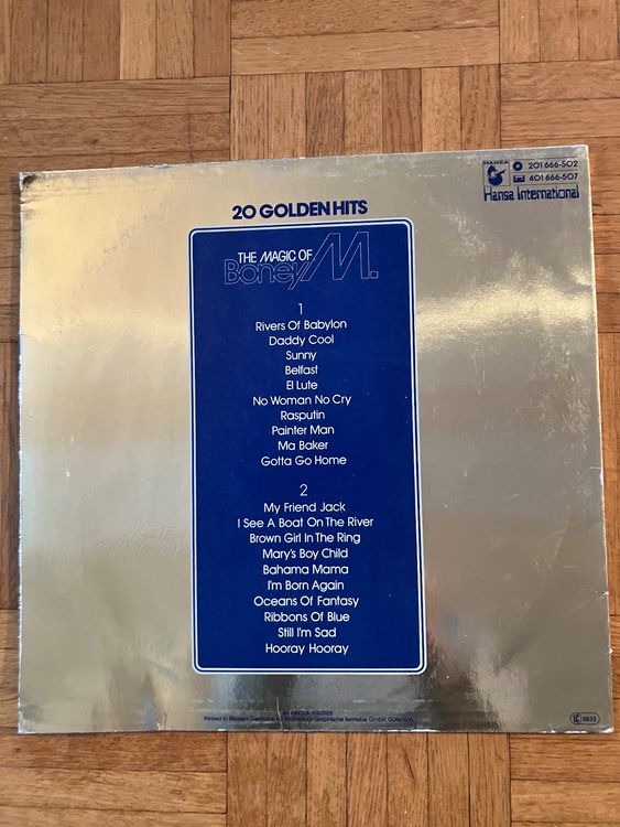 LP The Magic of Boney M. / 20 Golden Hits (Gebraucht) in Winterthur für ...