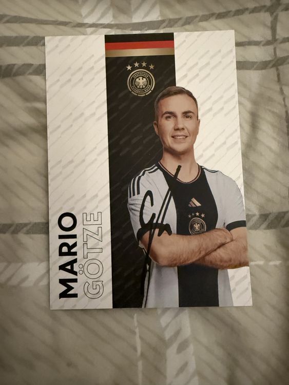Mario Götze Autogrammkarte (Gebraucht) in Rüschlikon für CHF 3.5 – mit ...