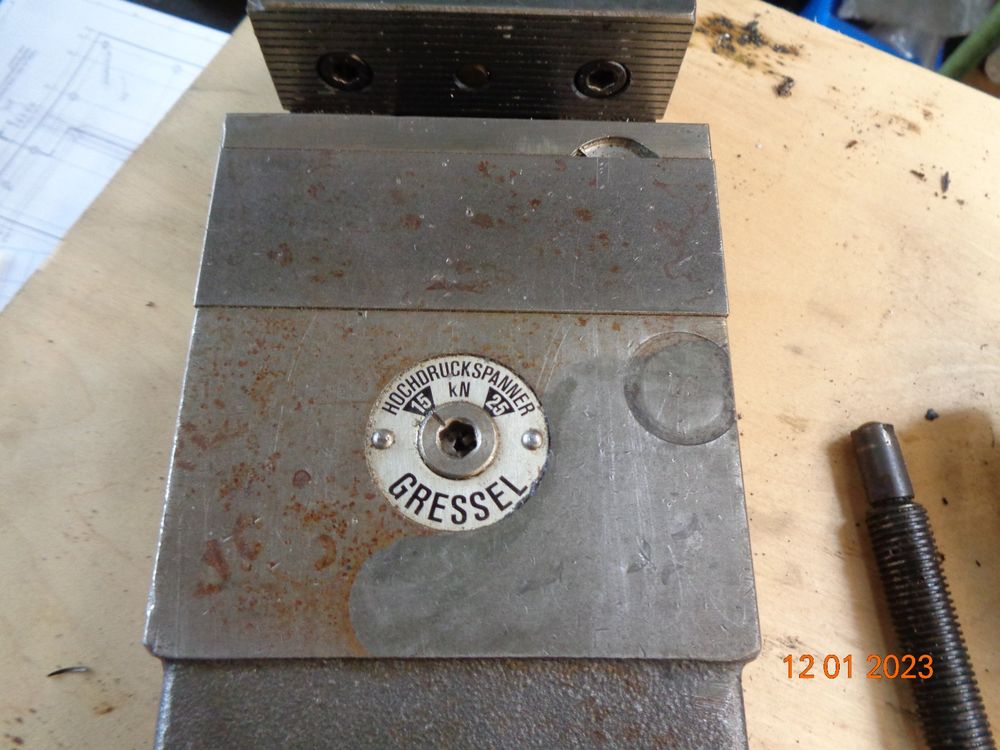 Gressel 100mm Maschinenschraubstock Hochdruckspanner | Kaufen auf Ricardo