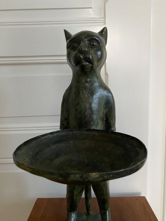Bronze Skulptur CAT BUTLER | Kaufen auf Ricardo