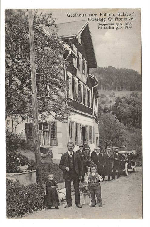 Oberegg Sulzbach AI Gasthaus zum Falken Seppetoni Katharina | Kaufen ...
