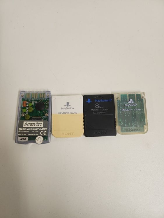 Sony Playstation Memorycard 4 stk. (Gebraucht) in Niederurnen für CHF ...