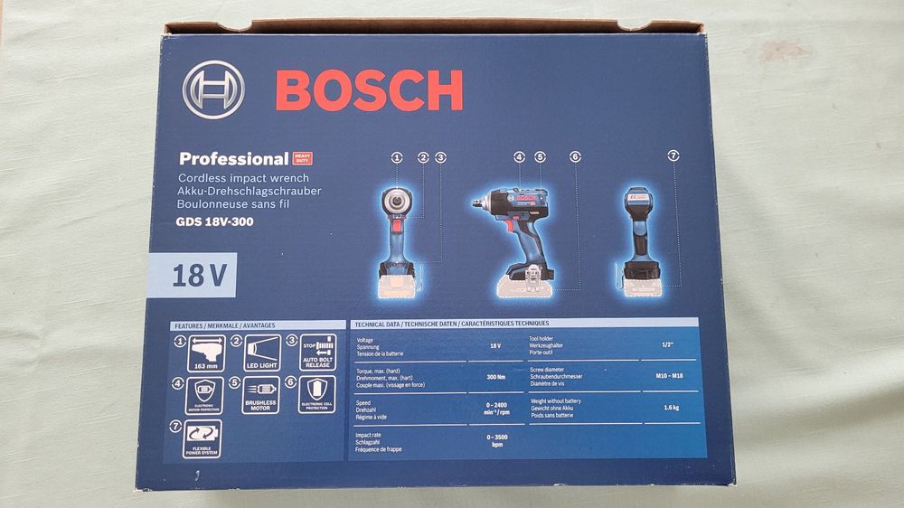 Bosch Professional Drehschlagschrauber GDS 18V-300 | Kaufen auf Ricardo
