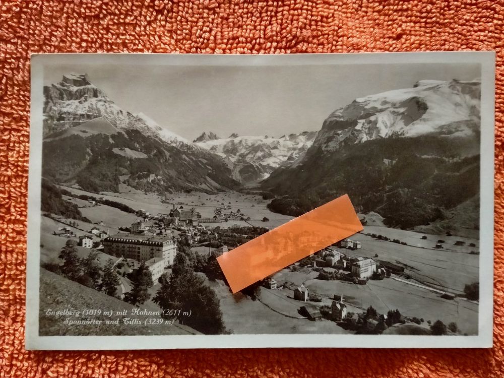 AK Engelberg Hahnen Spannörter Titlis 1931 Berge Dörfer | Kaufen auf ...