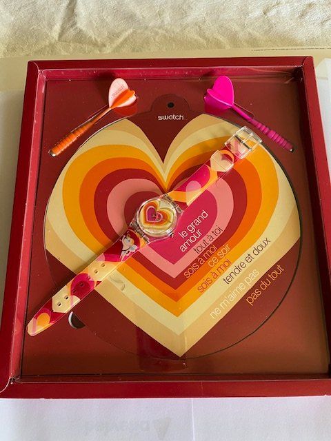 SWATCH PACK GE 107 AIMING FOR YOUR HEART (Neu und originalverpackt) in ...