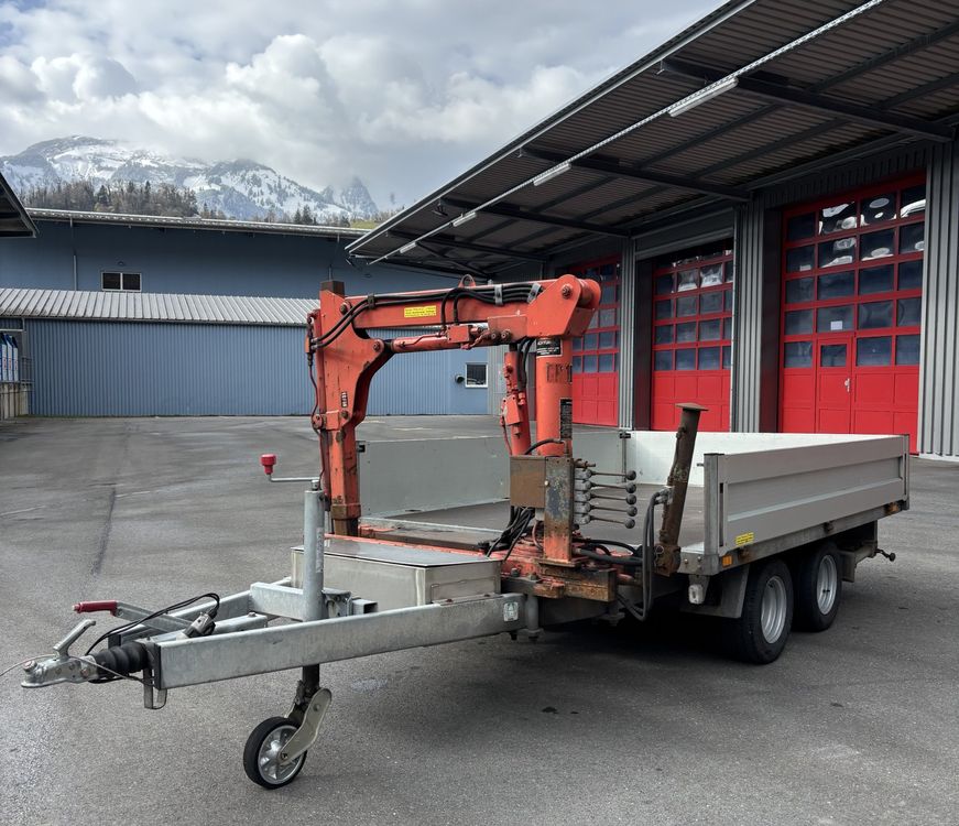3 5t Anhanger Mit Kran