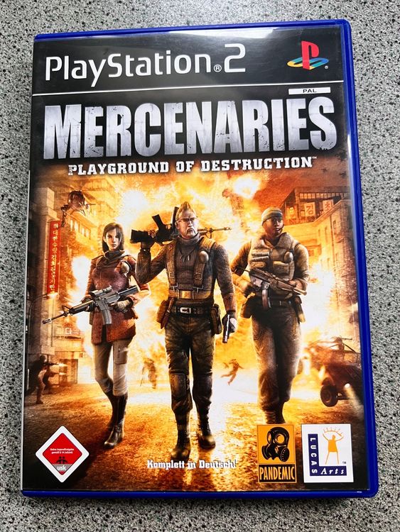 MERCENARIES -PLAYGROUND OF DESTRUCTION für Playstation 2 | Acheter sur Ricardo
