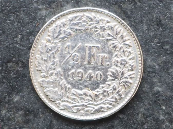 Silbermünze 50 Rappen 1940 | Kaufen auf Ricardo