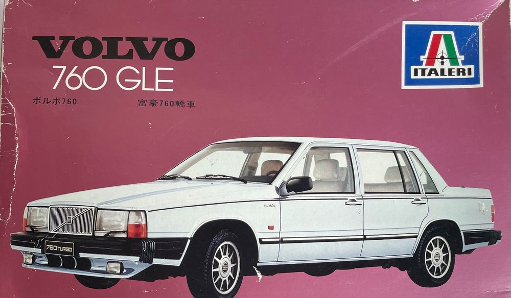 Vintage Model Kit model Volvo 760 GLE Bausatz 1:24 Scale (Gebraucht) in ...
