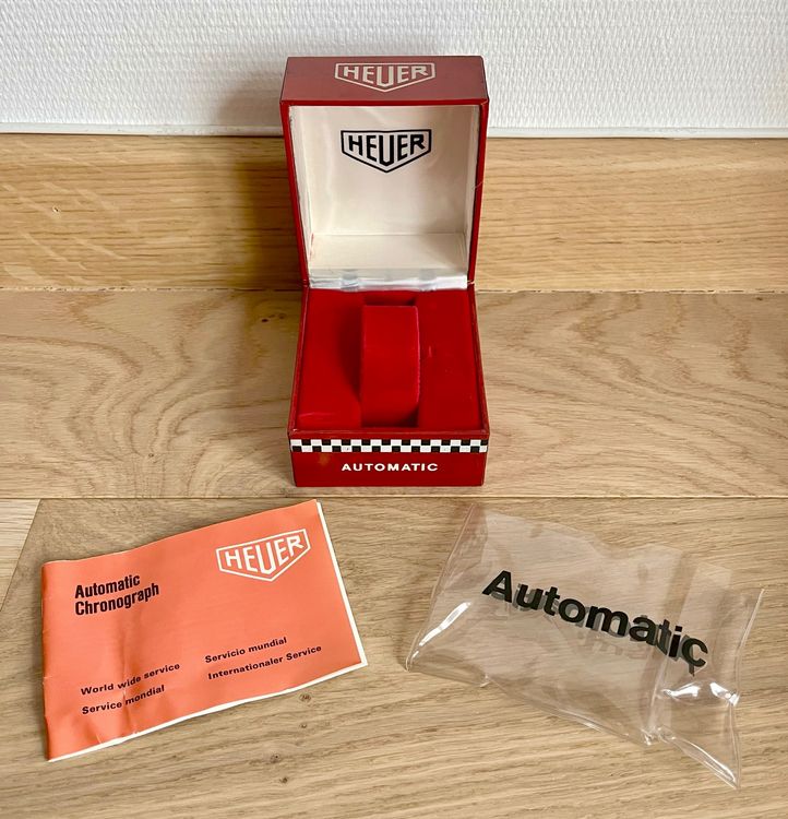 🔥 Ultra rare boîte Heuer vintage avec garantie vierge 🔥 (D'occasion) à ...
