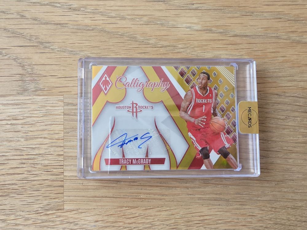 Panini Phoenix Calligraphy Auto Tracy McGrady 01/10 (Neu (gemäss ...