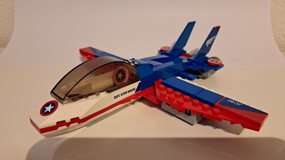 Lego Marvel 76076 Captain America Jet, Figuren, komplett (Gebraucht) in ...