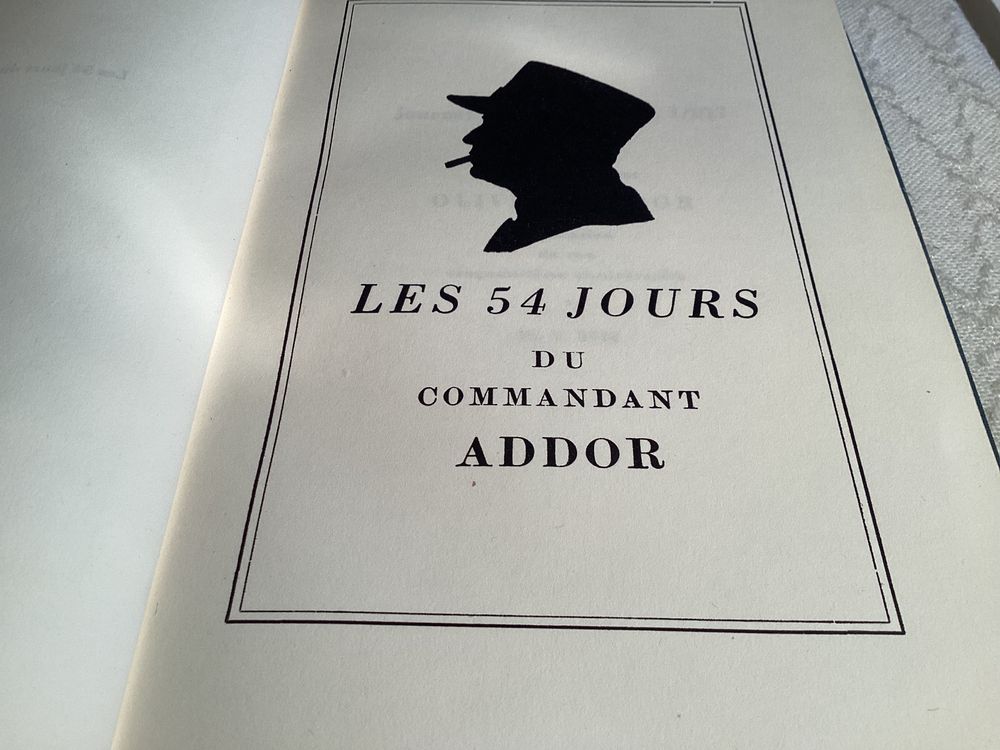 ADDOR LES 54 jours 55 pages 1944 cartonnage ,tirage 160/200 | Kaufen auf Ricardo