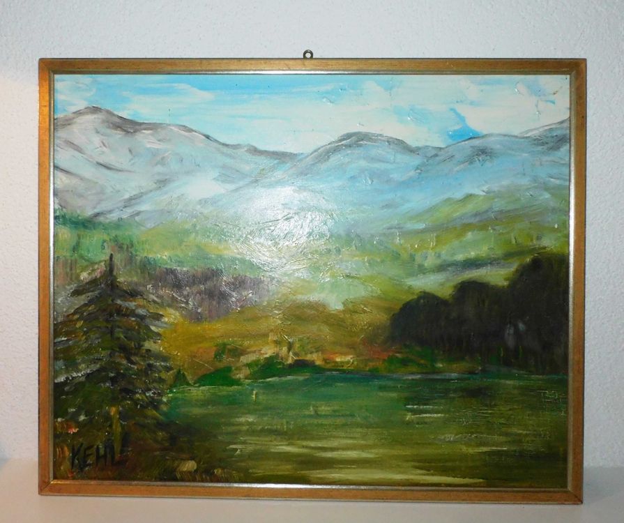 Neue Fundschätze Kunst Ölgemälde signiert 52x 43 cm | Kaufen auf Ricardo