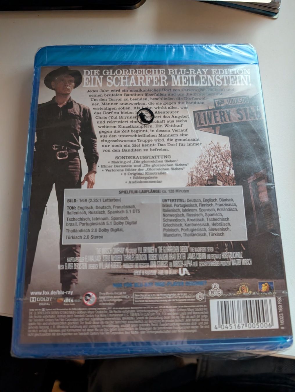 Die Glorreichen Sieben 7 Blu-Ray DE Neu OVP Western (Neu und ...