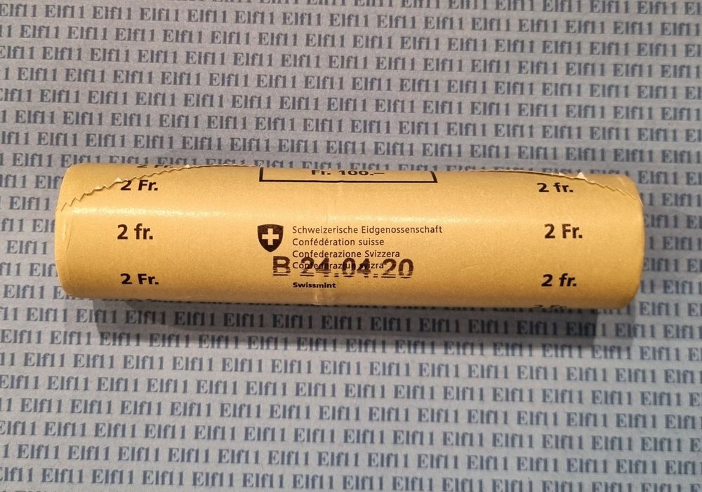 CHF___2.00 2020 Originalrolle mit 50 x 2 Franken 2020 | Kaufen auf Ricardo