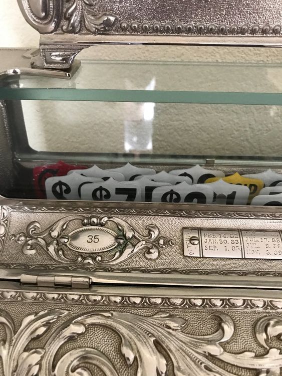 NCR National Kasse Modell 35, 1901, vernickelt (Gebraucht) in ...