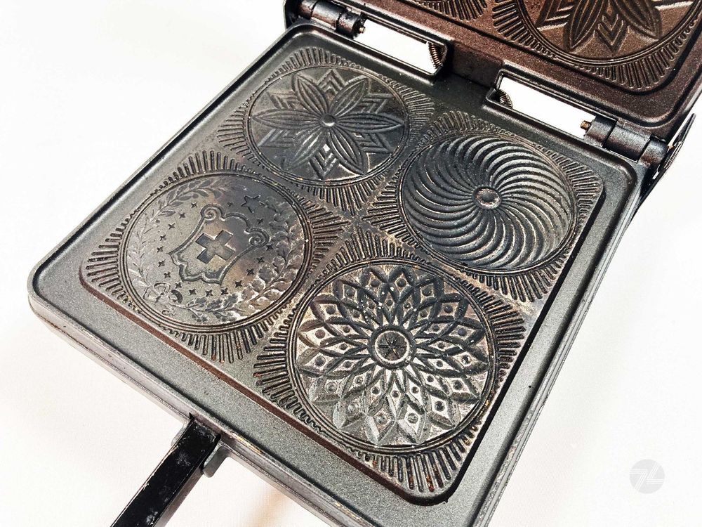 Brezeleisen JURA Modell 142 Fer à Bricelets Bretzeleisen | Kaufen auf ...