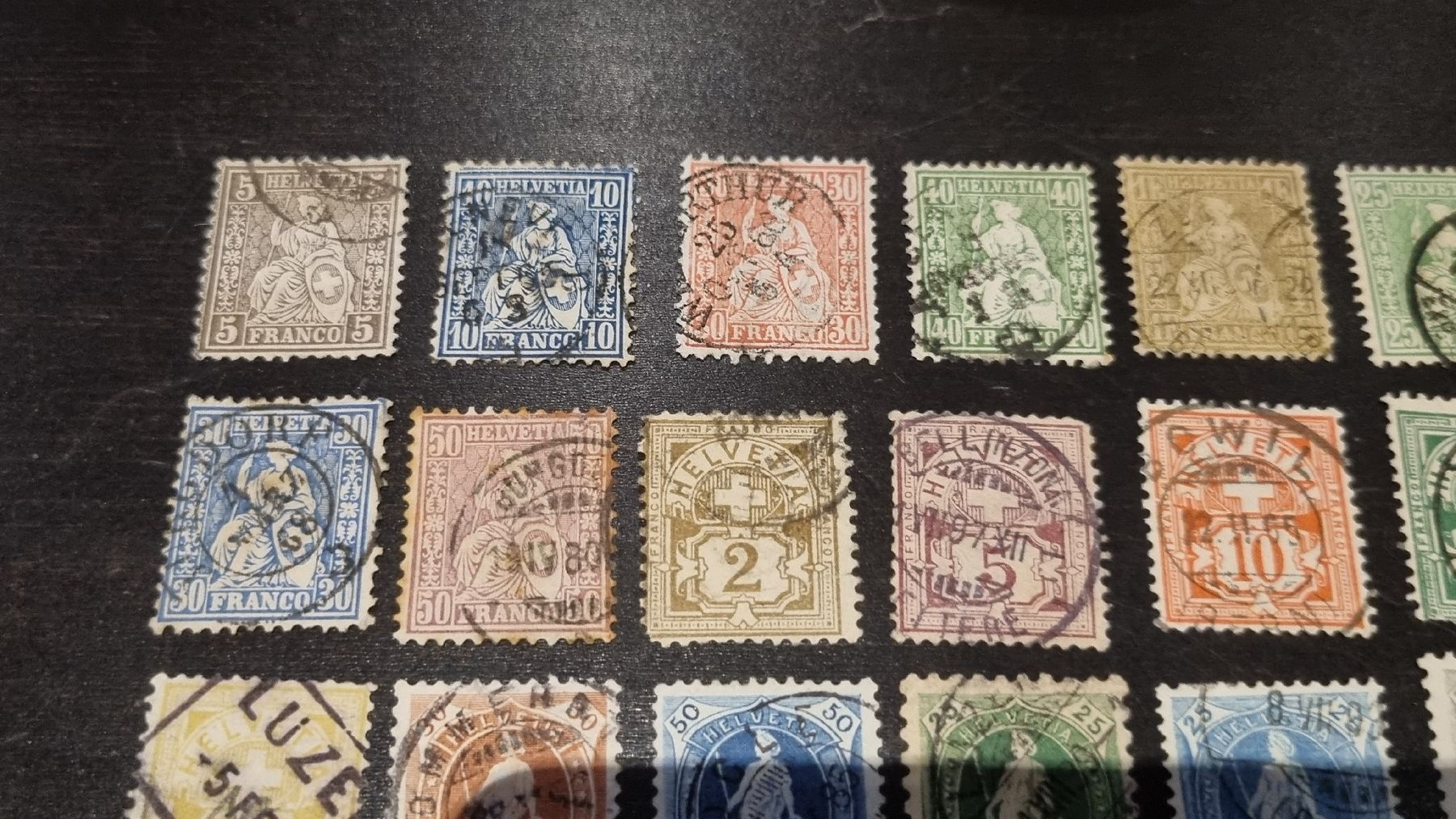 lot timbres suisses rares côte 815.- (D'occasion) à Vésenaz pour CHF 12 ...