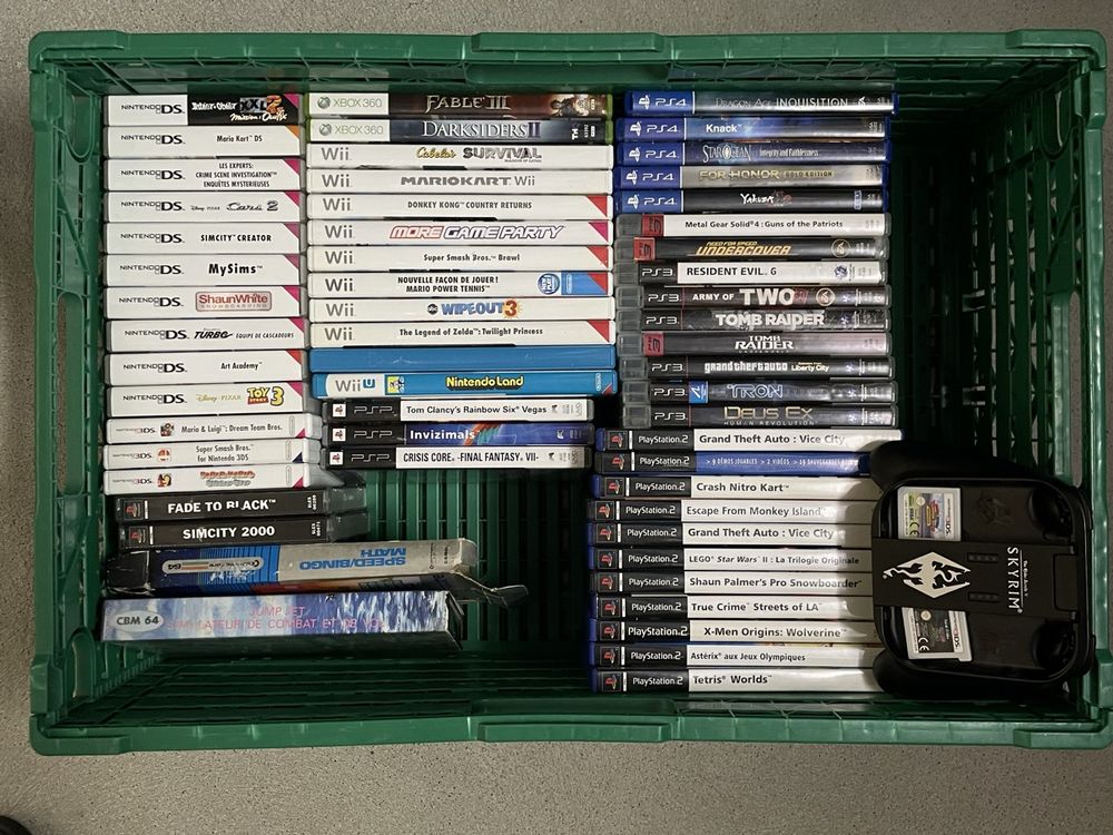 Video game lot ps1 ps2 ps3 Wii Wii U (D'occasion) à Lausanne pour CHF ...