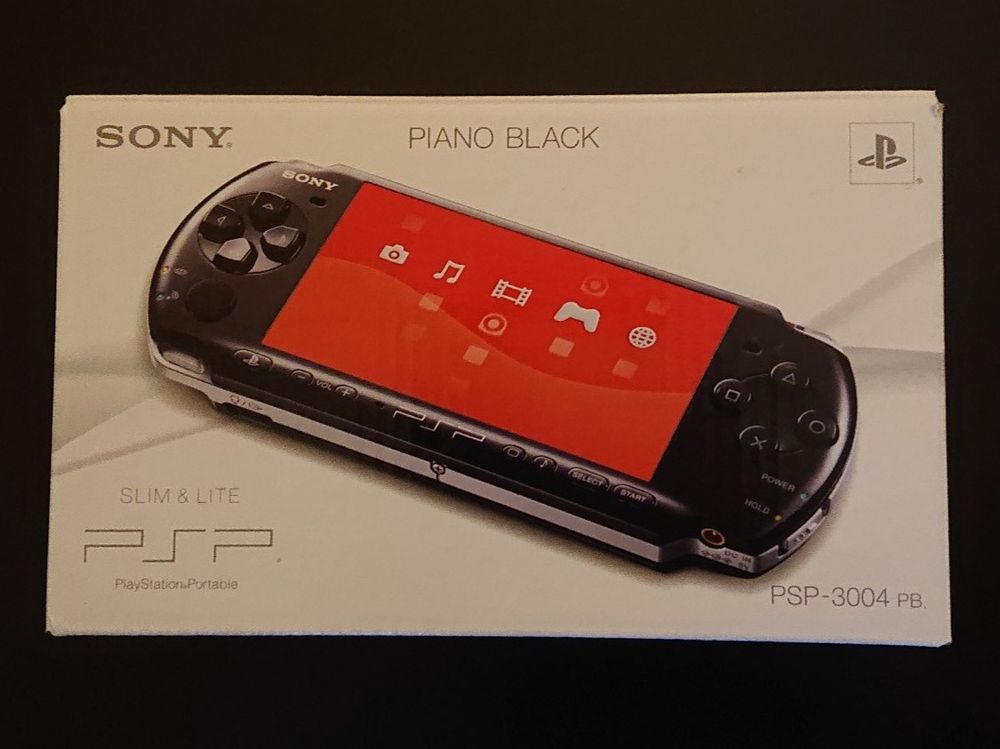Sony PSP - Konsole 3004 - Schwarz Piano Black 512MB OVP (Gebraucht) in ...
