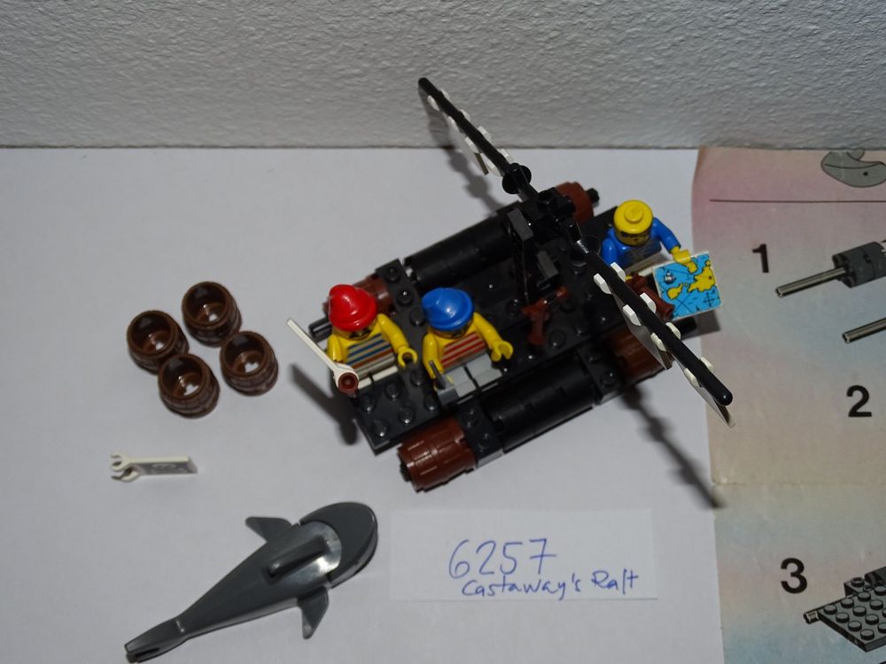 Lego 6257 - Castaway's Raft - Piratenspähtrupp/Vintage 1989 | Kaufen ...