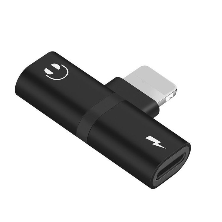 Apple iPhone Adapter Winkelstecker Lightning Headset Split (Neu und ...