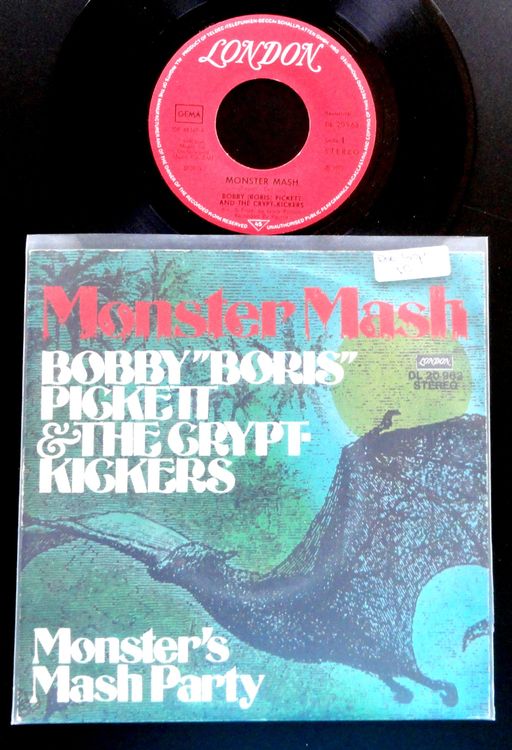 SI BOBBY PICKETT & GRYPT-KICKERS monster mash 1973 Doo Wop (Gebraucht ...