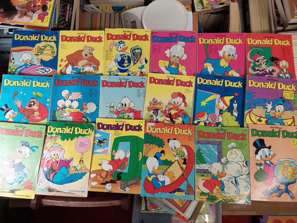 SET: 110 Donald Duck ab 50 Rp./Stück. Meist erste Auflage. (Gebraucht ...