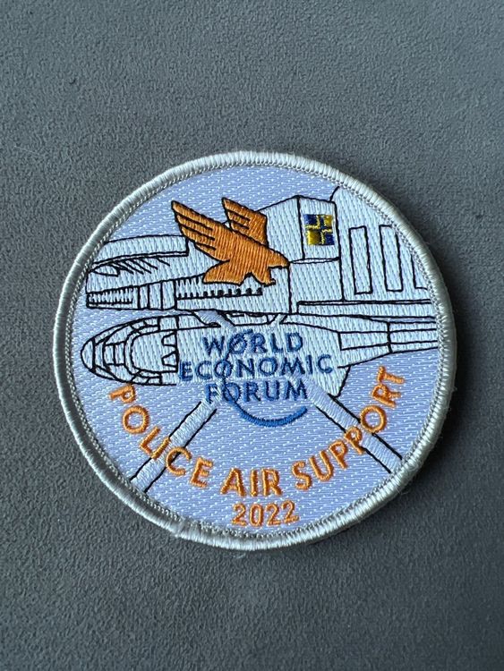Wef Police Air Support 2022 gris avec velcro/ mit klett (Neuf (Voir ...